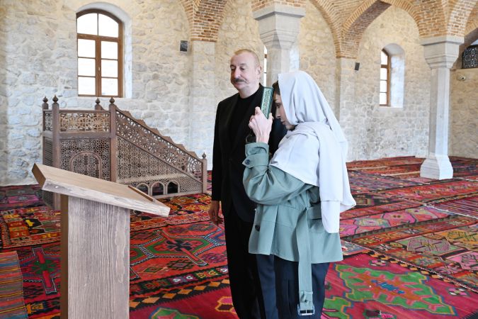 Heydar Aliyev Foundation - Inauguration of the Choel Gala mosque and ...